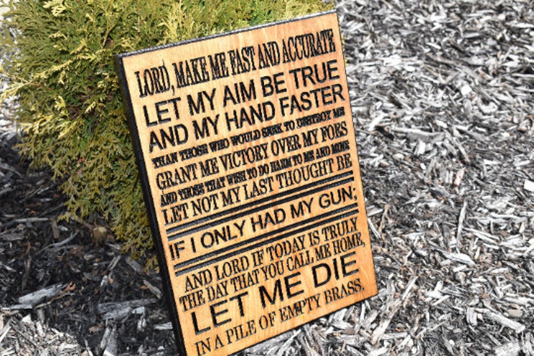 Military Decor,military Prayer, Sniper Prayer, Mens Gift, Military ...