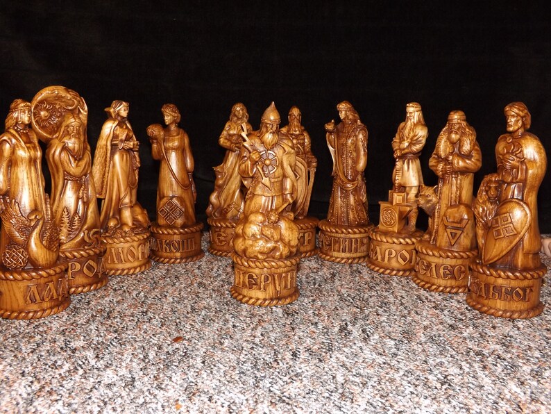 Statue of the Slavic God Perun. Perun-God thunder and electric | Etsy