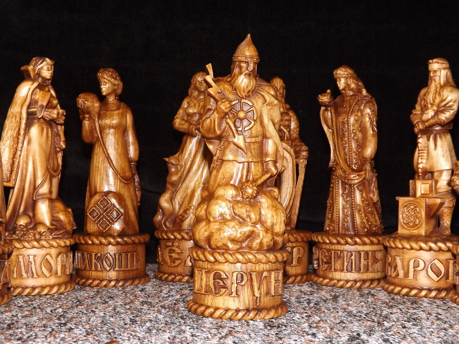 Statue of the Slavic God Perun. Perun-God thunder and electric | Etsy