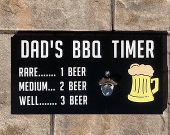 Bbq Beer Timer Sign - Etsy