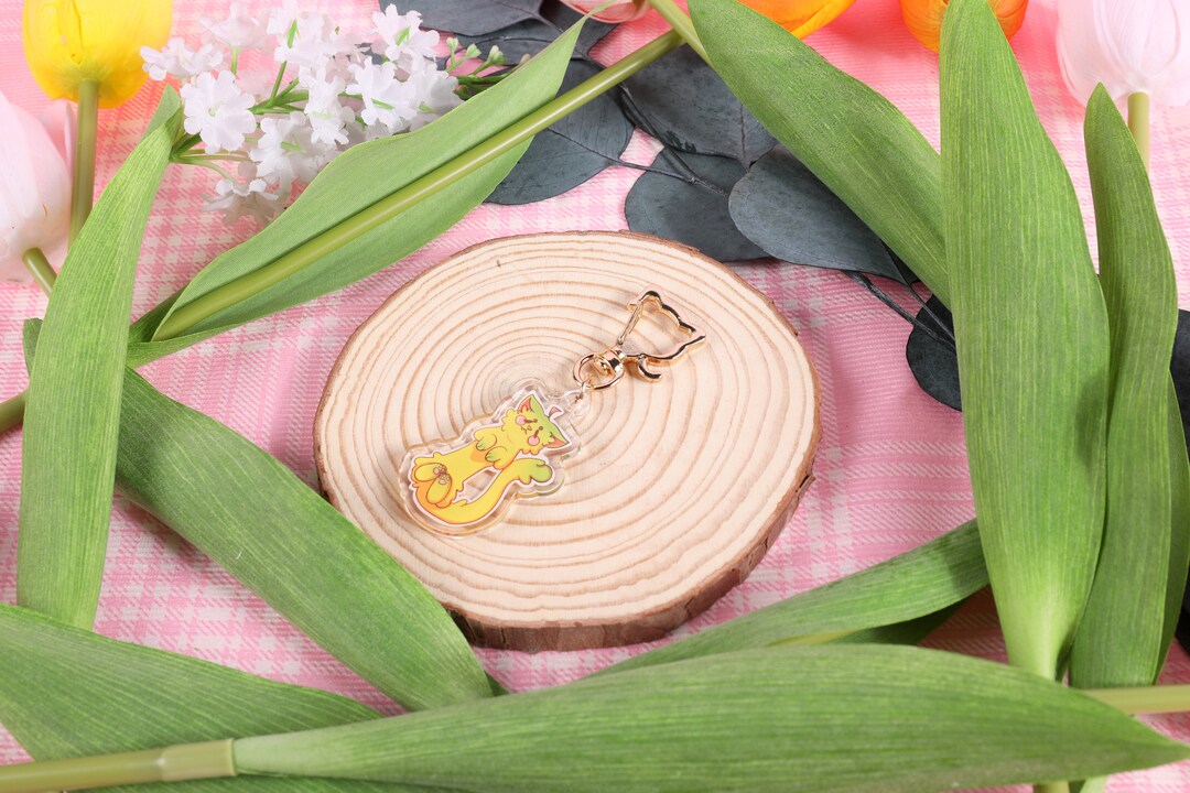 Banana Cat Keychain - Etsy