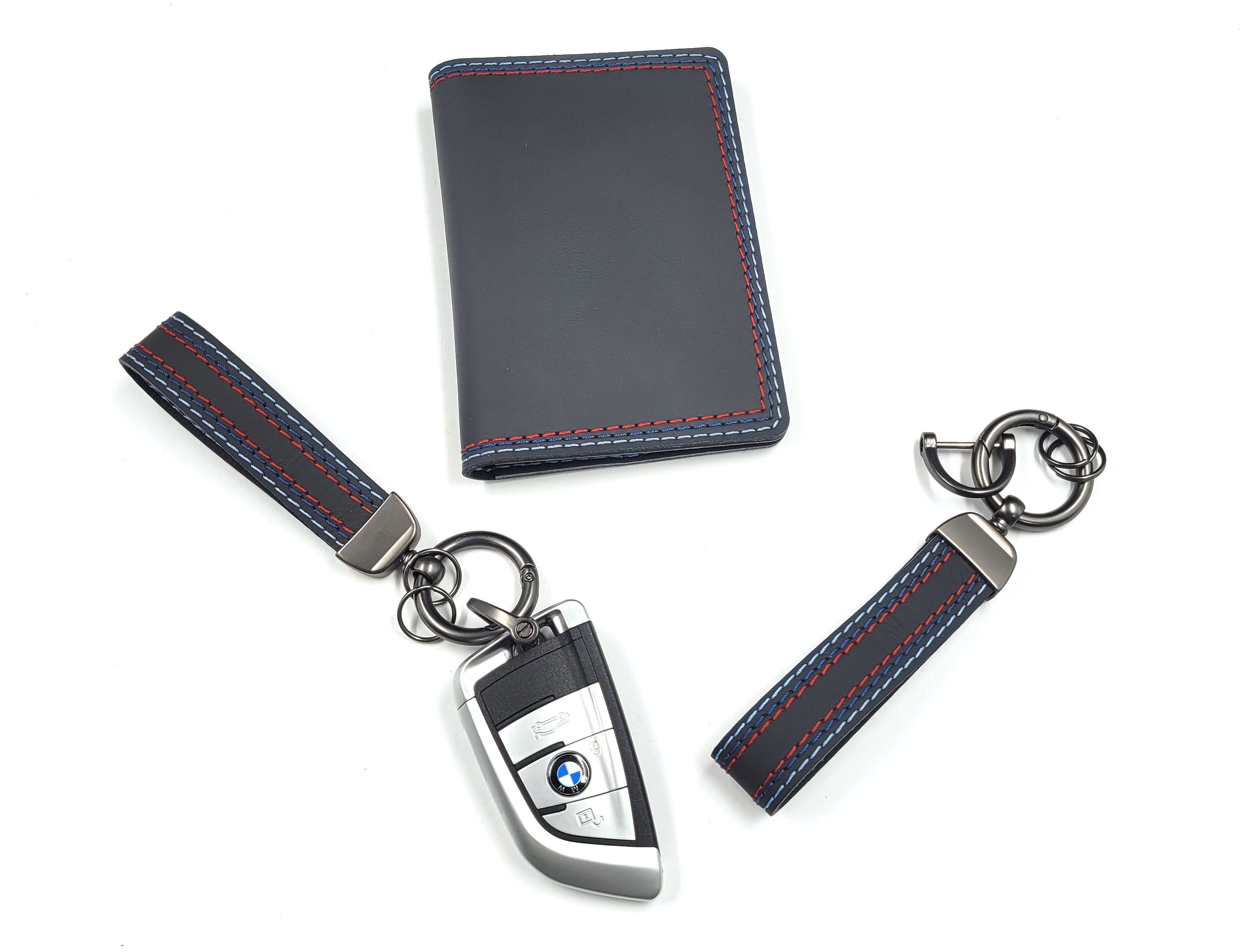 Vehicle Registration Cover Leather Alcantara Car Driving License Folder ...