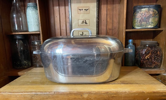 Vintage Large Magnalite GHC Aluminum Roaster Pan With Lid & - Etsy