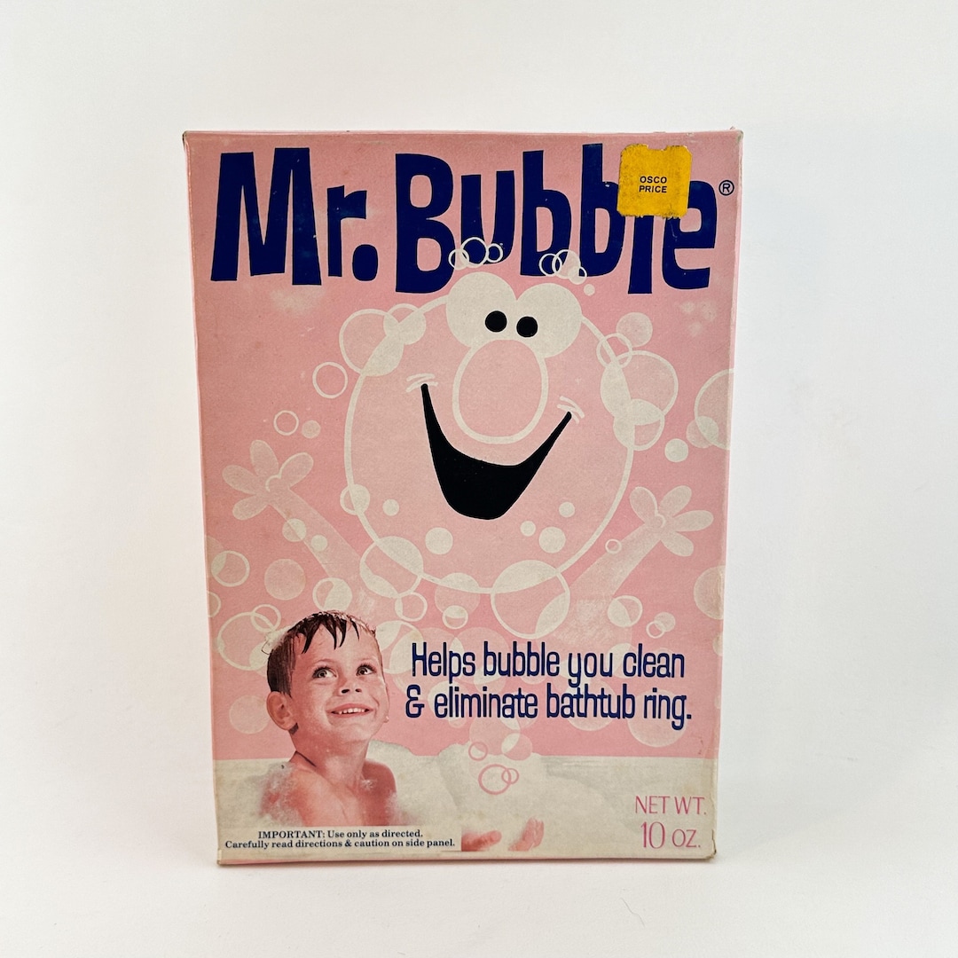 Mr. Bubble Bubble Bath 12oz Pink Box Vintage Unopened Unused - Etsy
