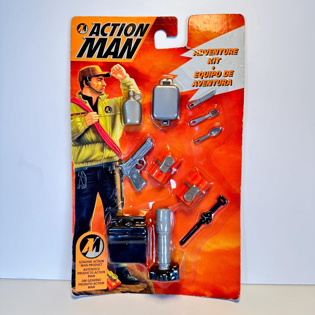 Action Man Adventure Kit Accessory Pack Hasbro 1994 Modern Action Man Set Etsy