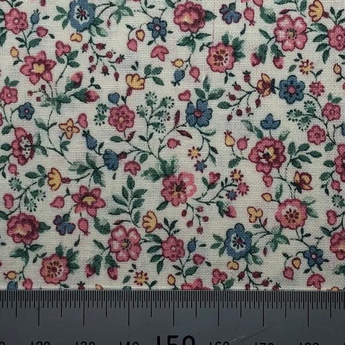 Multi Floral Cotton Print Small Scale Print - Etsy UK