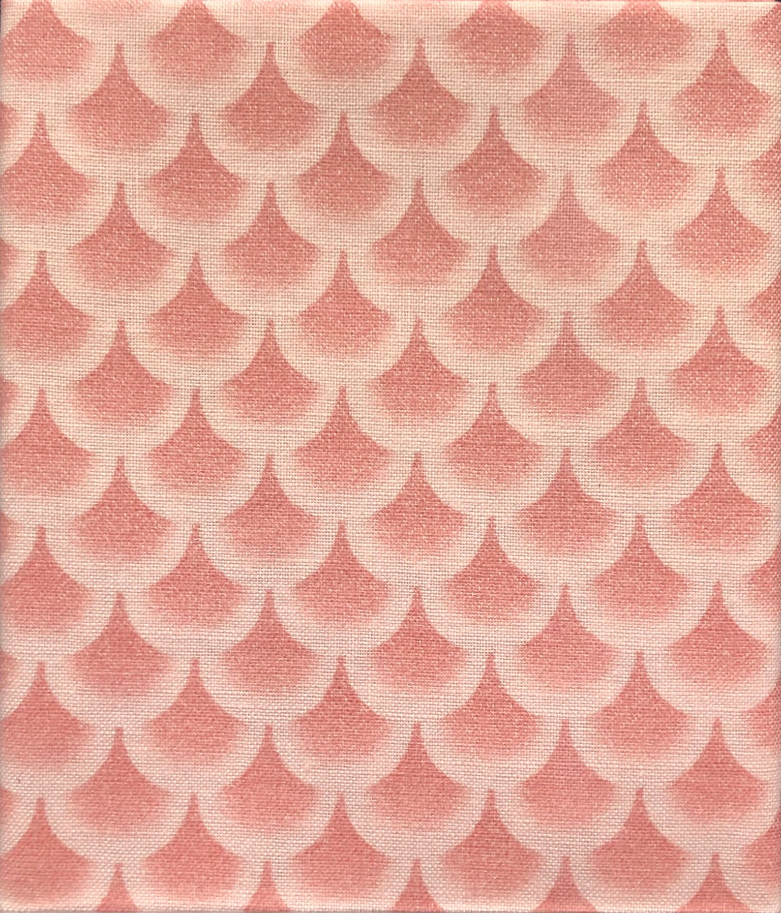 Pink Fan Shape Pattern Cotton Fabric. Perfect for 1:12th Scale ...