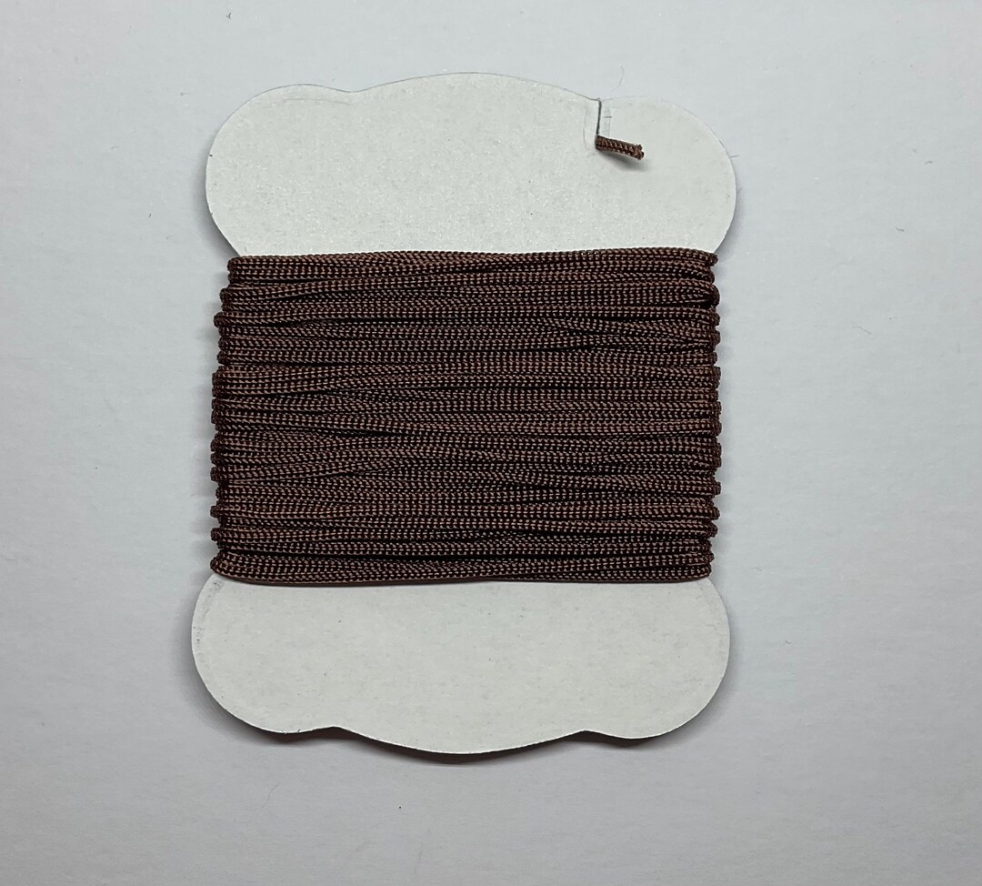 Bunka Thread in Brown. Great for Miniatures and Embroidery, 6mtr Card ...