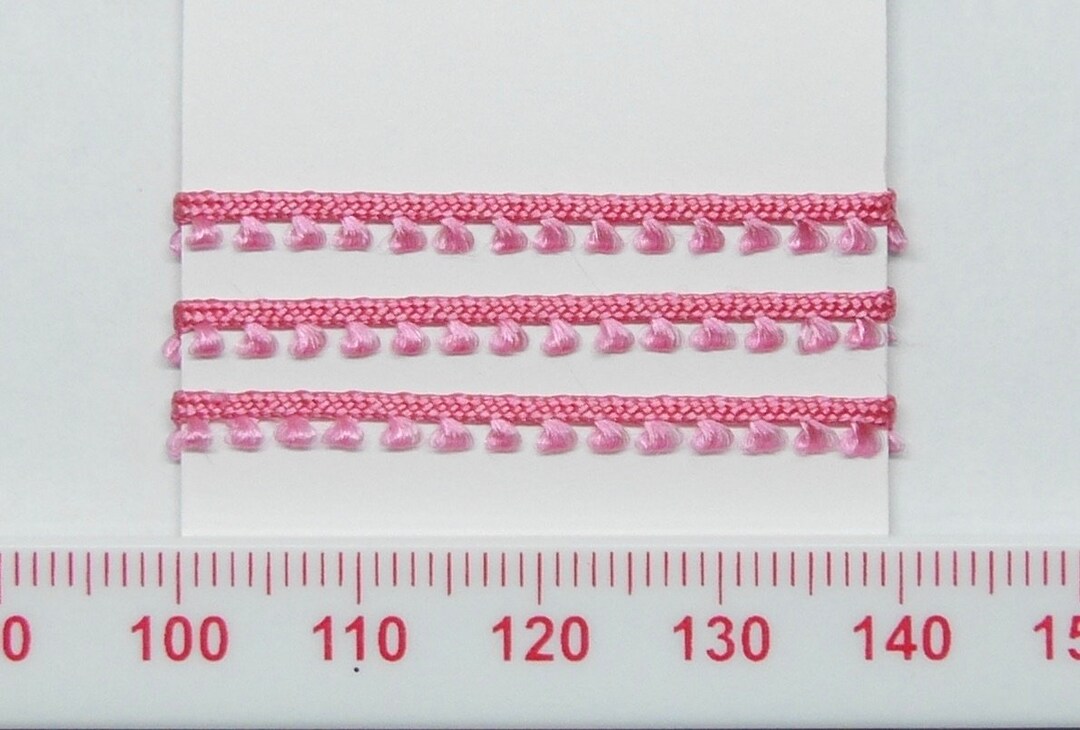 Tiny Picot Braid - Bright Pink 3 Metre Length - Etsy