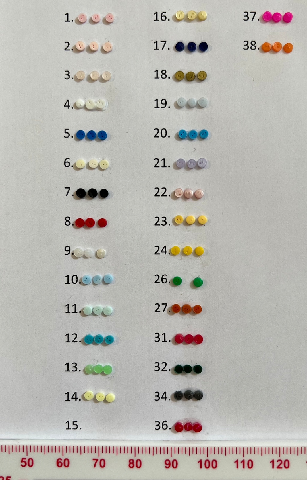 Miniature Buttons Approx 2mm X 10 - Etsy