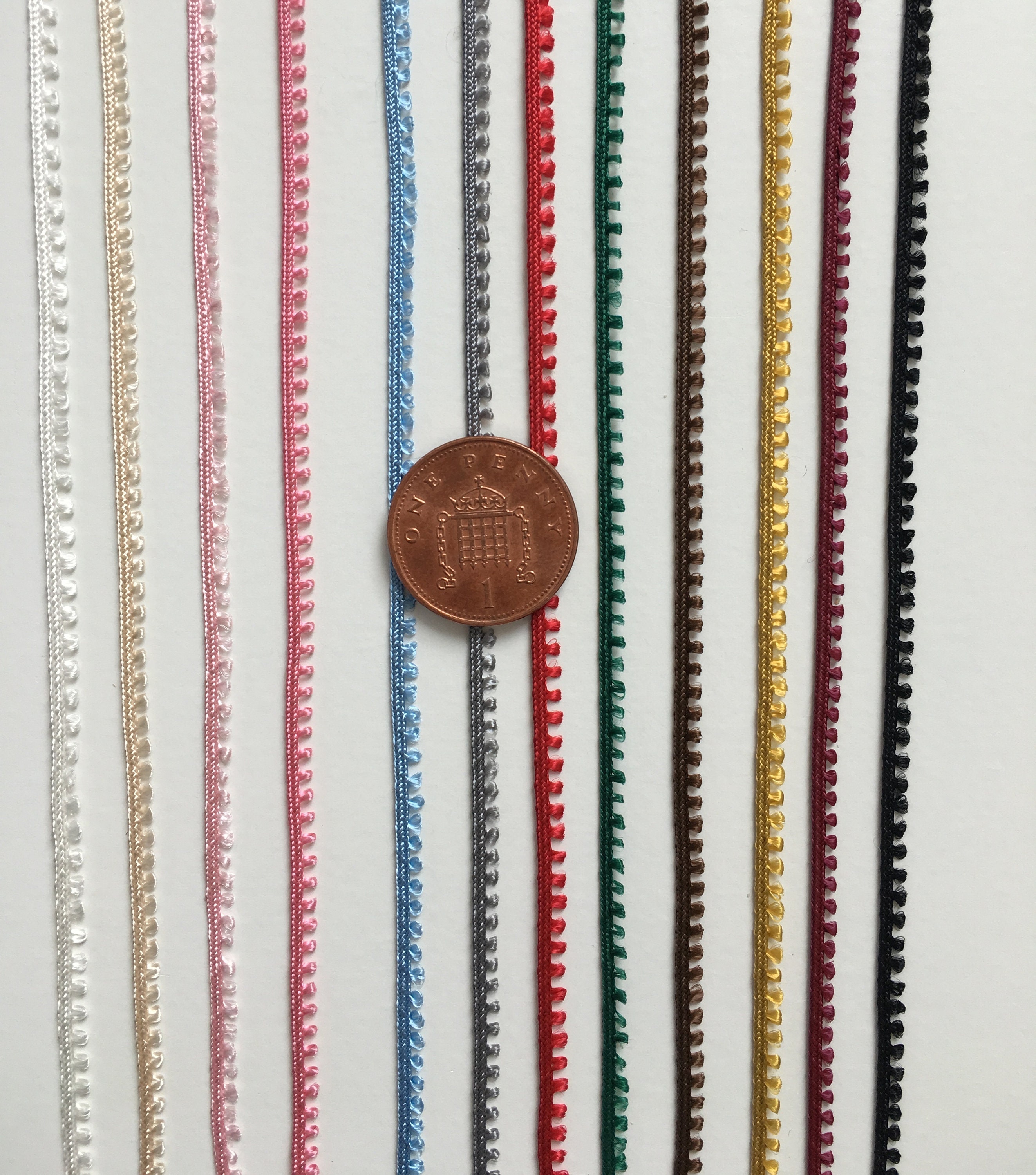 Picot Braids Assorted Colours or Individual - Etsy