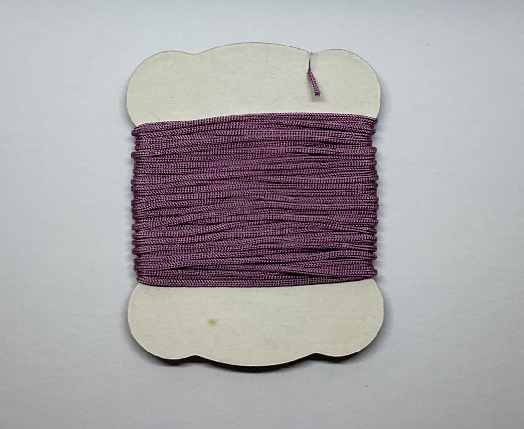 Bunka Thread in Purple. Great for Miniatures and Embroider, 6mtr Card ...