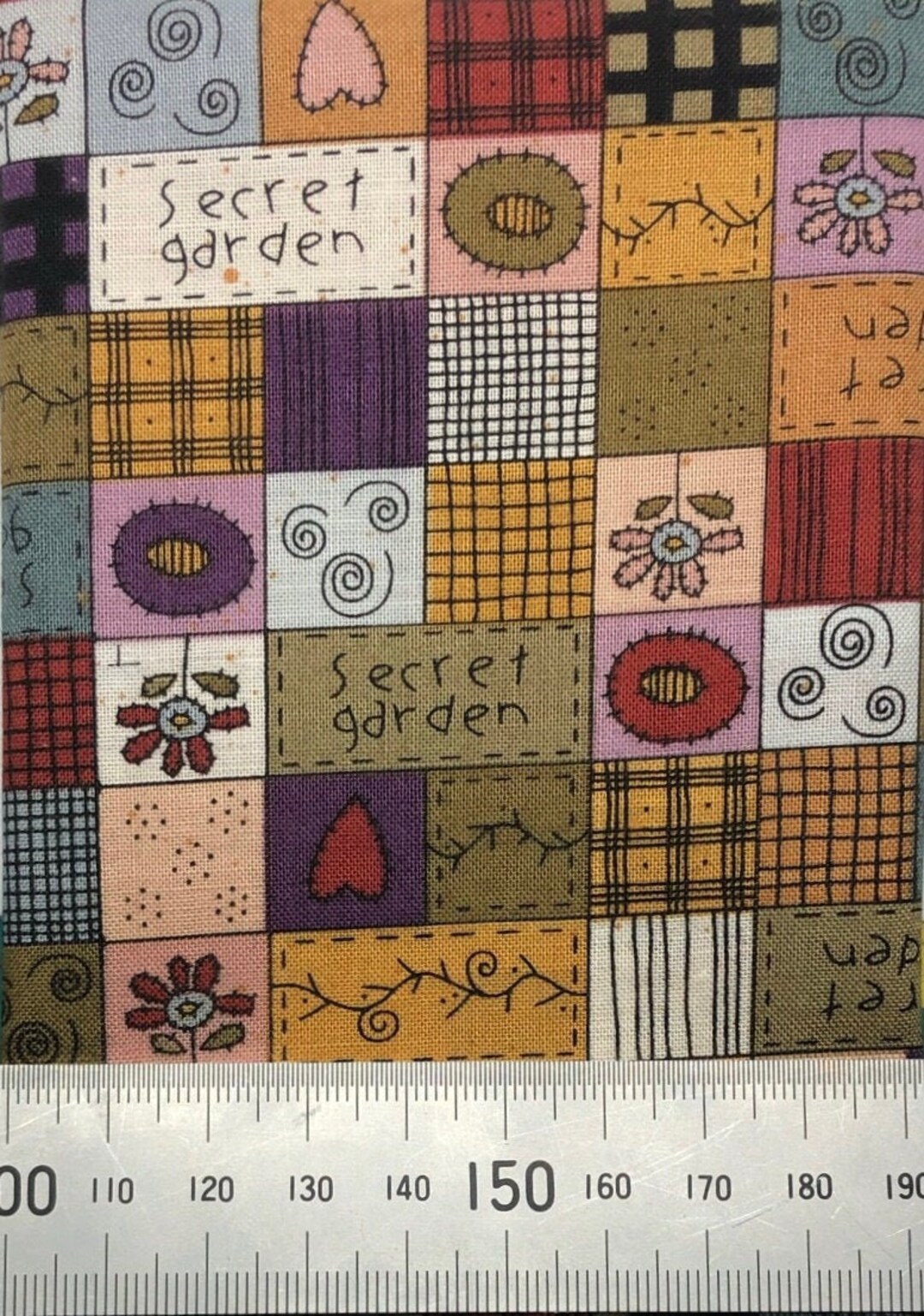 Miniature Patchwork Cotton Print. - Etsy
