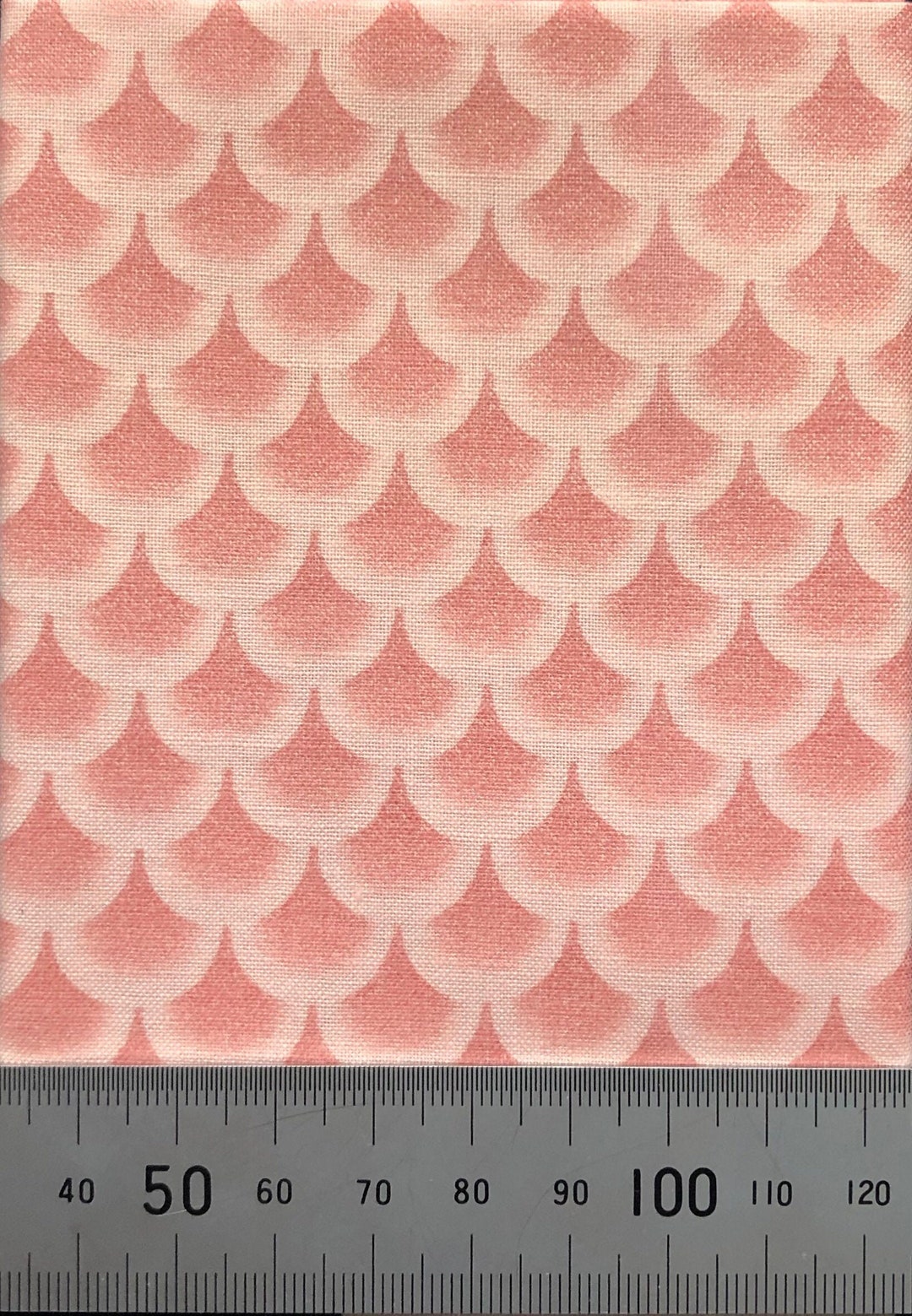 Pink Fan Shape Pattern Cotton Fabric. Perfect for 1:12th Scale ...