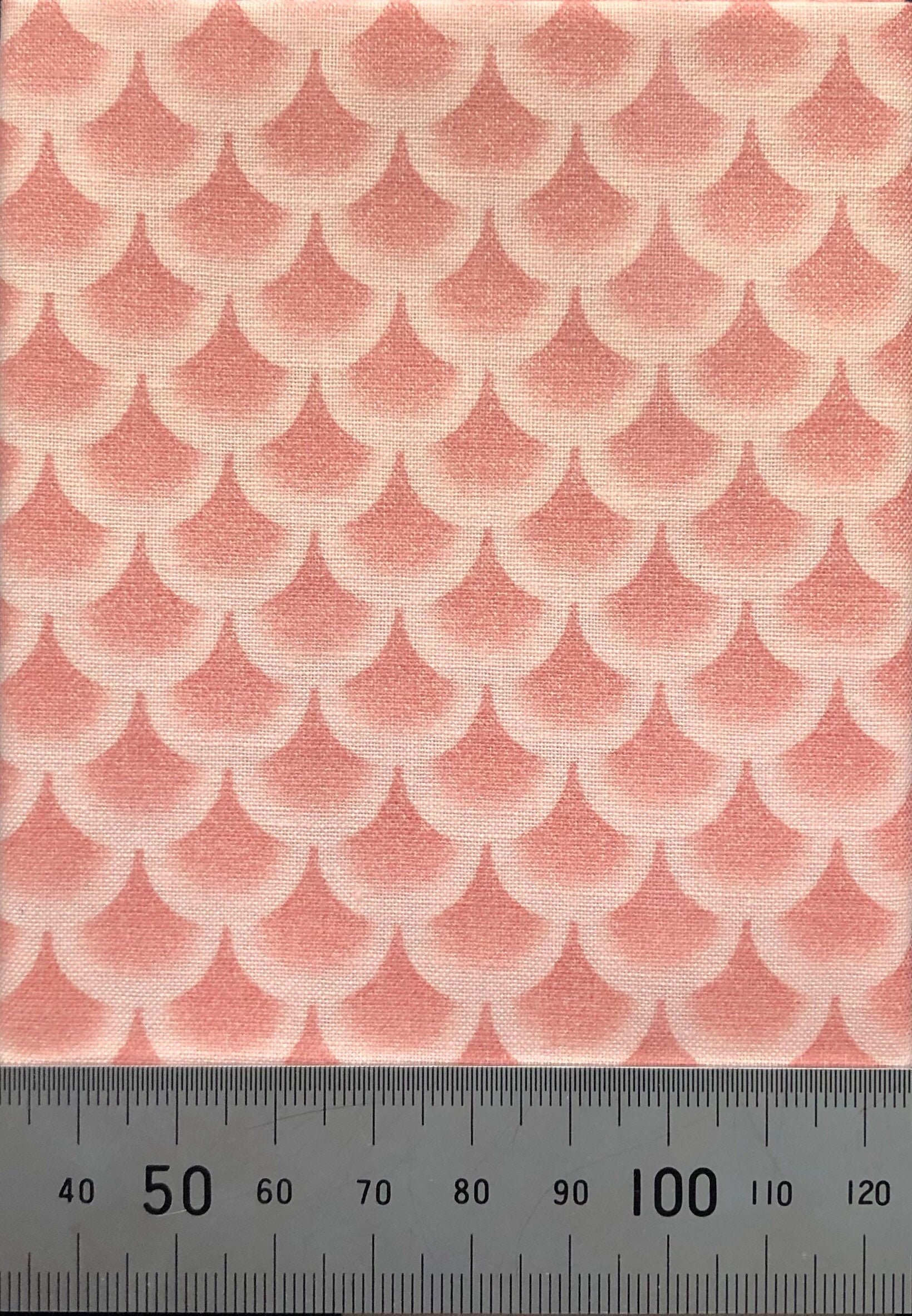 Pink Fan Shape Pattern Cotton Fabric. Perfect for 1:12th Scale - Etsy UK
