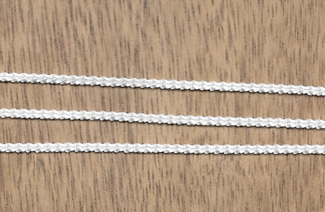 2mm Knobbly Braid - White - Etsy