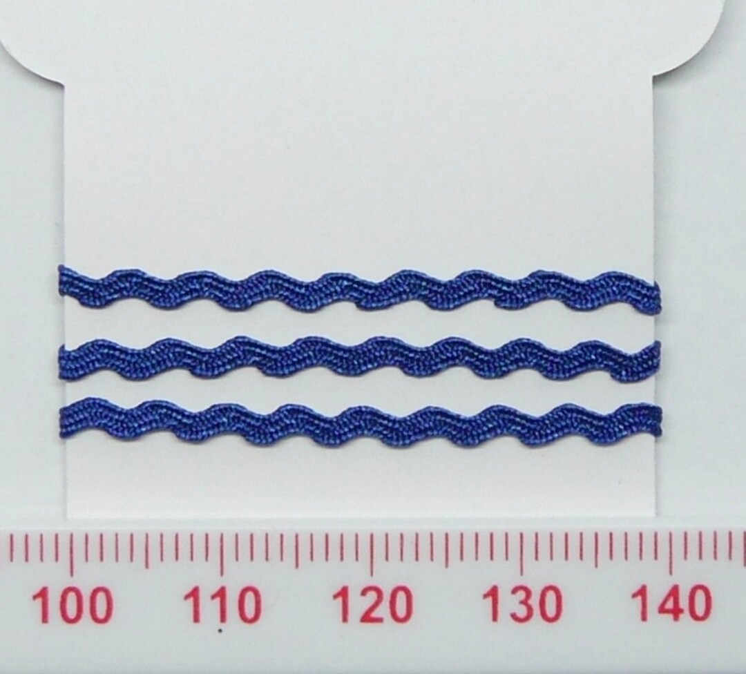 Tiny Ric-rac Braid - Royal Blue - Etsy