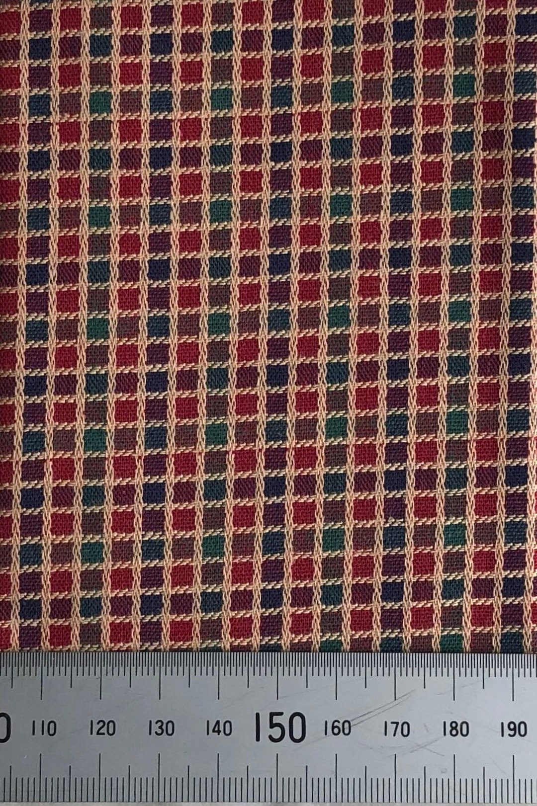 Multi-coloured Square Print. Perfect for Small Scale Crafts - Etsy