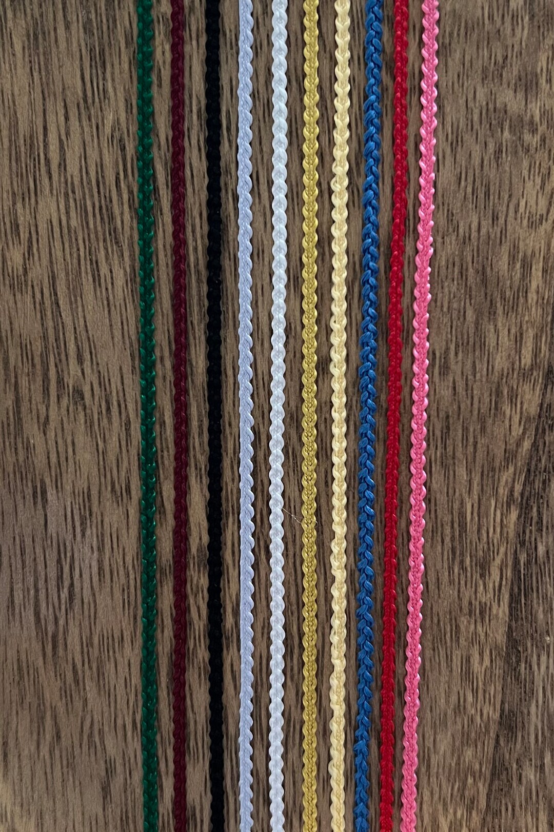 2mm Knobbly Braid Assorted Colours (10 X 1m Length) - Etsy