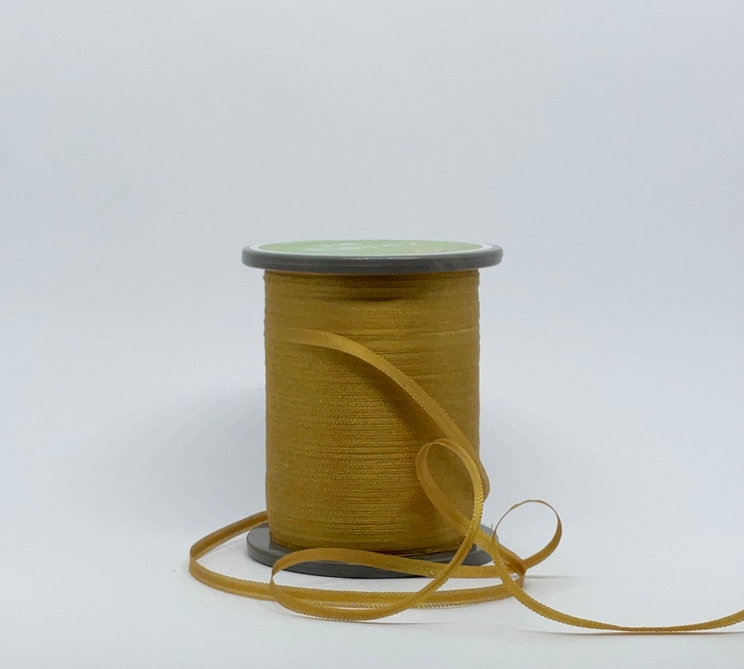 Gold 3mm Silk Ribbon (by the Metre) - Etsy