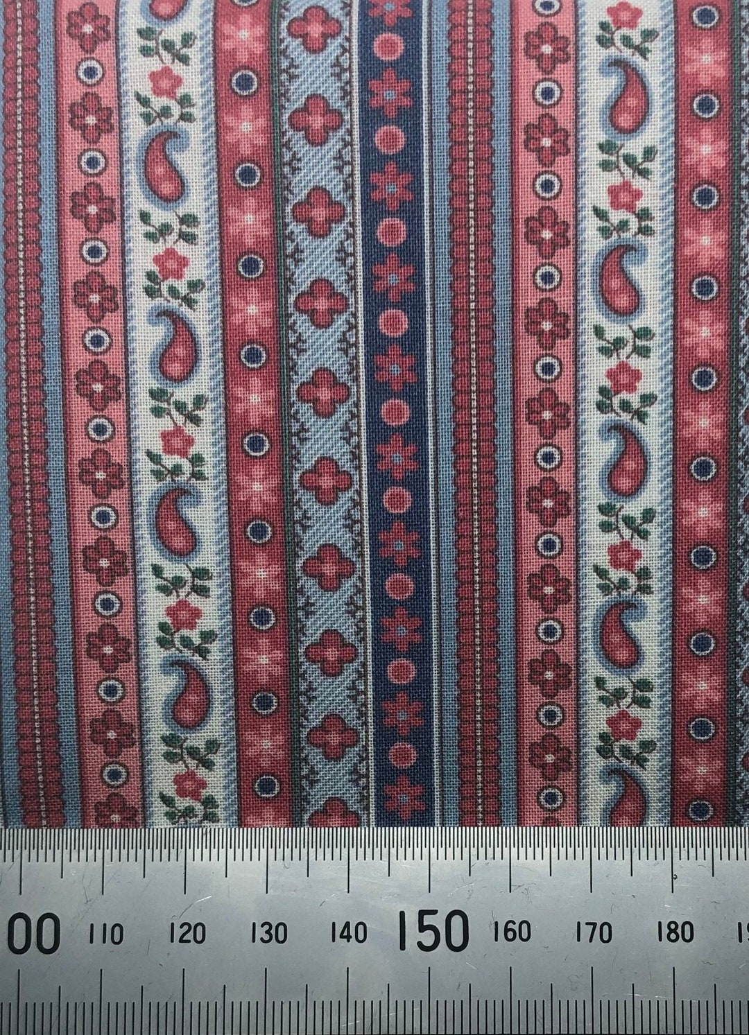 Striped Cotton Print. Perfect for Small Scale Crafts. - Etsy