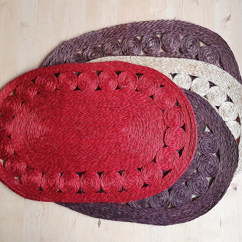 Straw Placemats - Etsy