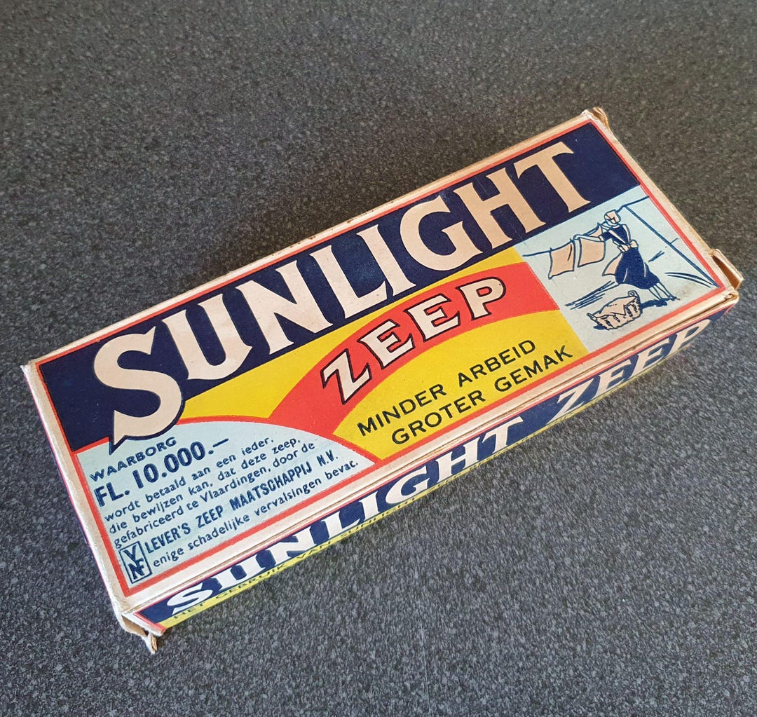 Vintage Sunlight Zeep, Vintage Soap Bars, NOS in Original Packaging ...