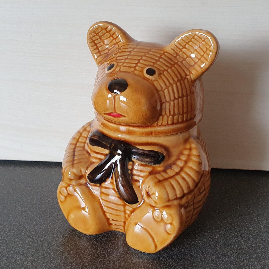 Vintage Honey Pot in the Shape of a Bear, Made in Japan - Etsy