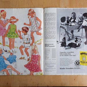 Günther Magazine german With Patterns for Children Early - Etsy