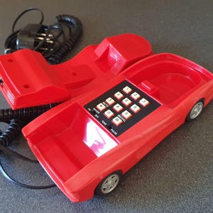 1980s Ferrari Telephone, Red Testarossa, Made for the Dutch Market - Etsy