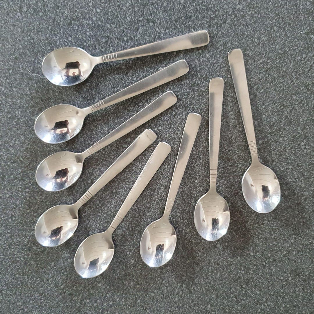 Art Deco Gero Zilmeta Eggnog Spoons, Set of 8, 1930s Spoons - Etsy
