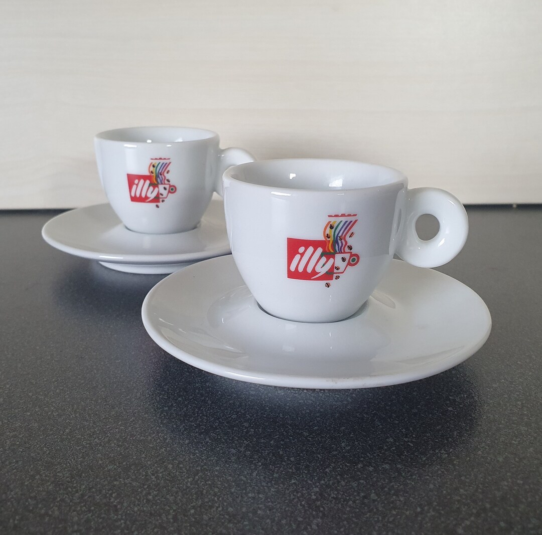 Illy Espresso Cups and Saucers 2, Memphis Pop Art Cups by James ...