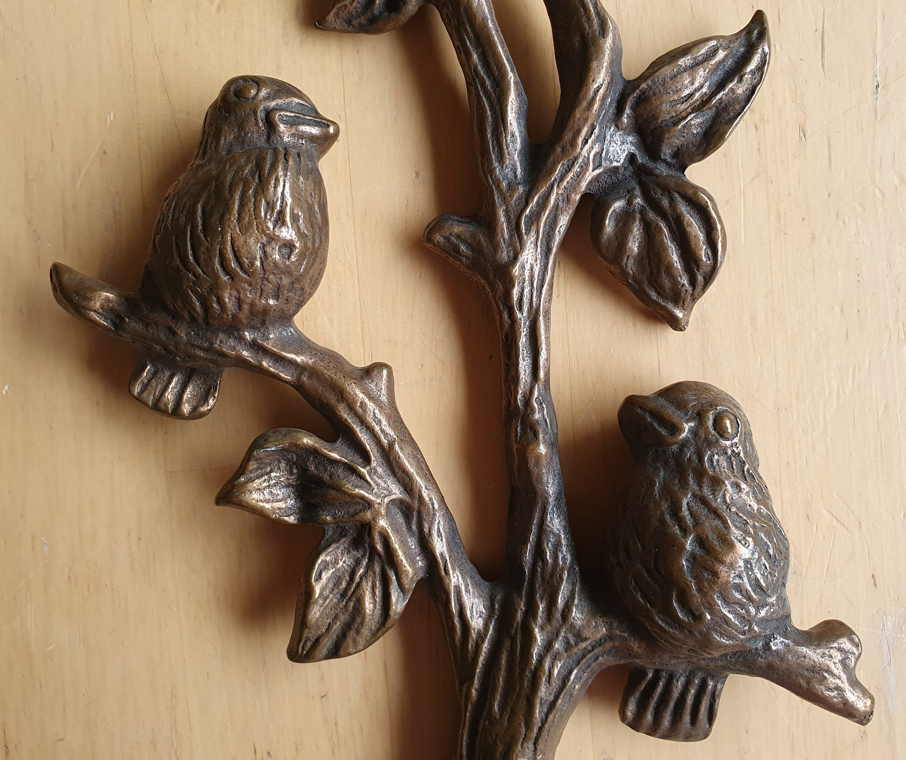 Copper Wall Art Birds 3D Solid Copper Vintage Wall or - Etsy