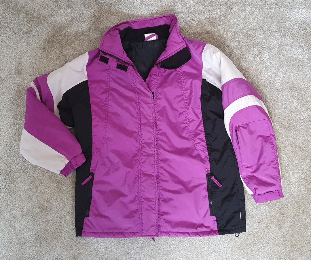 Vintage 90s Ski Jacket, Eastwind, Purple, Size 44 (EU), Plus Size - Etsy
