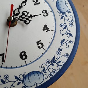 Blue Onion Clock, Ceramic, (working), Made in Germany - Etsy