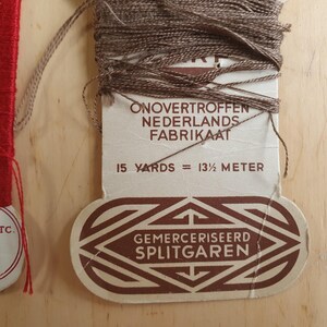 Vintage Darning Thread/cotton (7), Red and Purple, Several Cartons ...