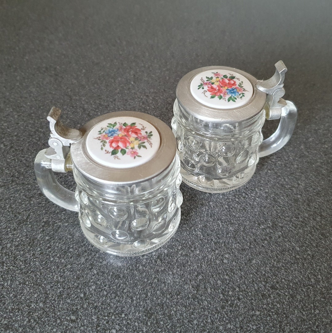 Original BMF Hinged Glasses 2 With Pewter Lid, for Shots, BMF ...