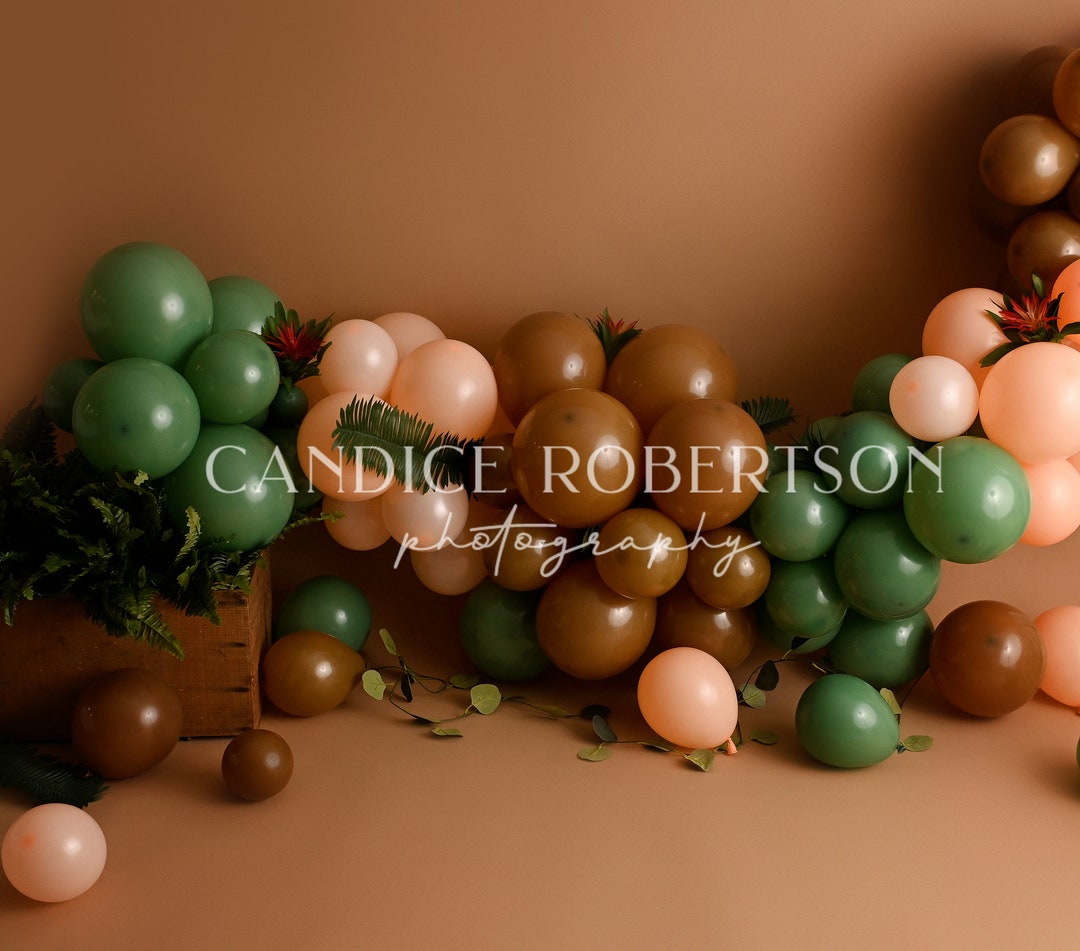 Cake Smash Photography Safari Wild One Digital Backdrop Background Prop ...