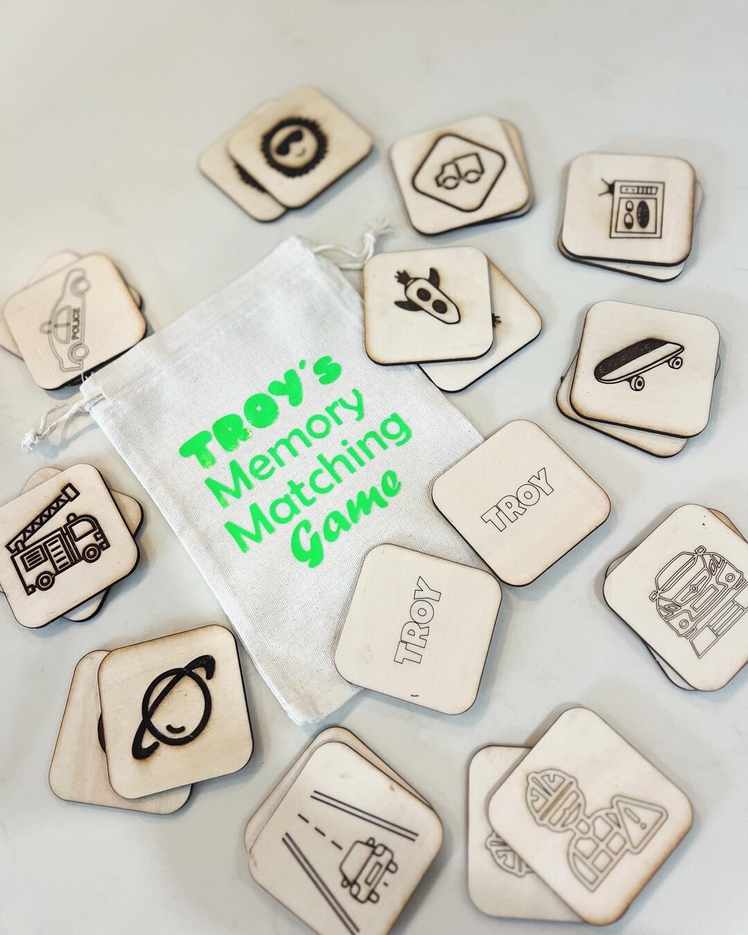 Memory Matching Game. Memory Games for Kids. Customized Games for Kids ...