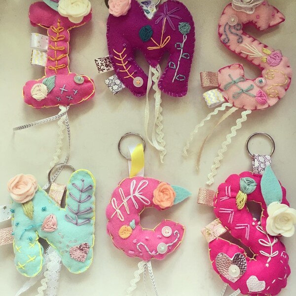Felt Keychain - Etsy