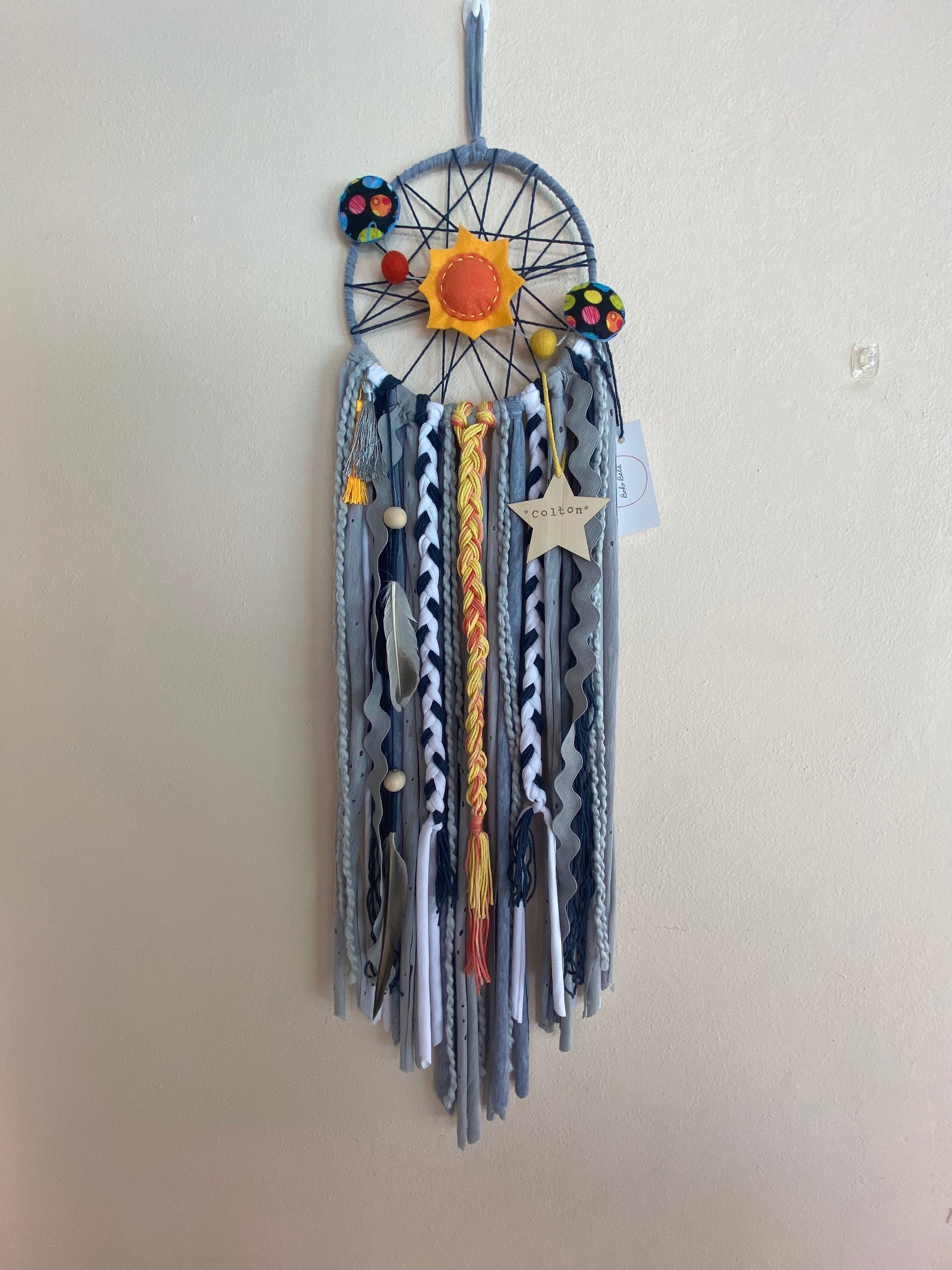 Planets Dream Catcher. Galaxy Theme Dream Catcher for Boys. | Etsy