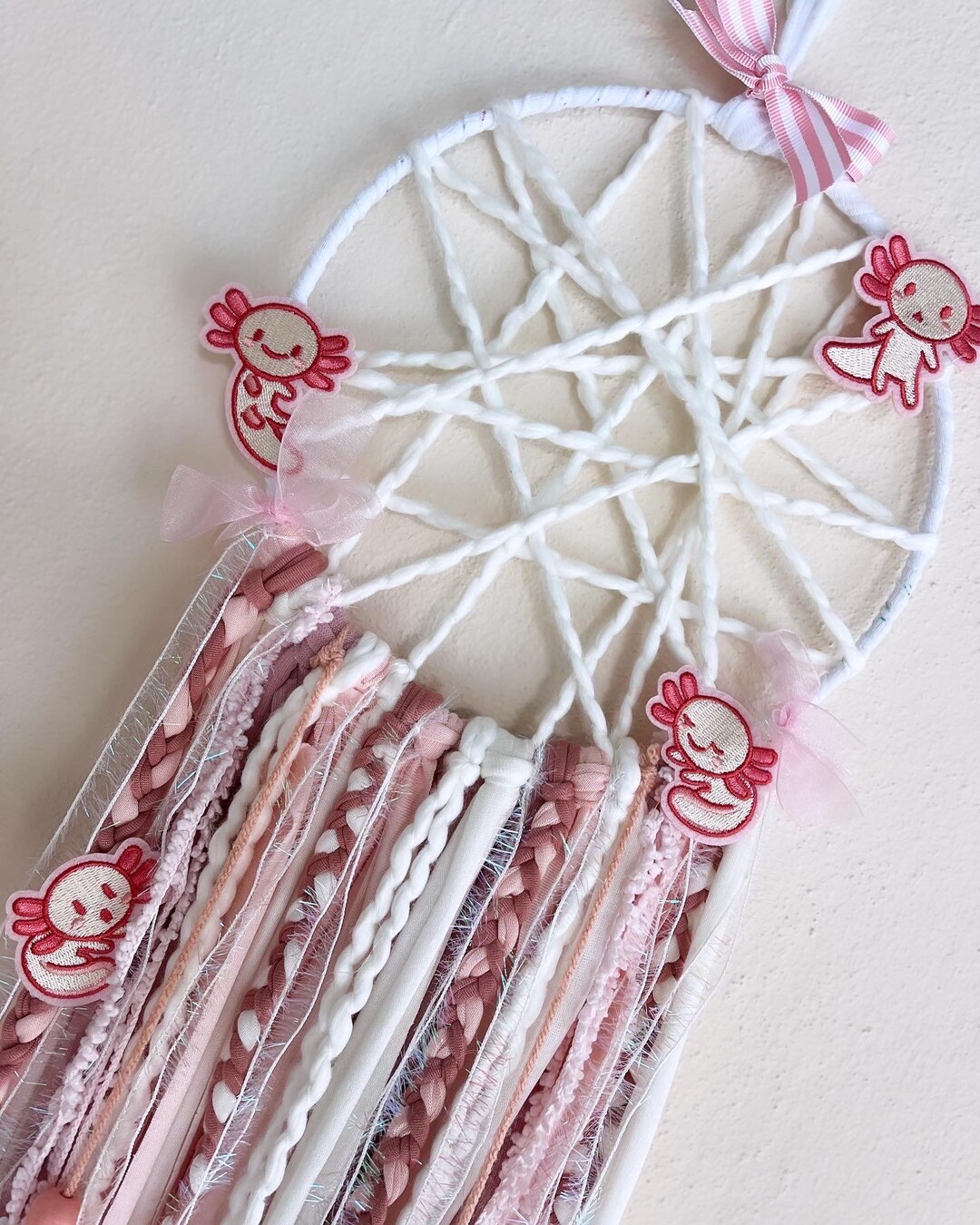 Axolotl Dreamcatcher Axolotl Lover Decor Axolotl Gifts Axolotl Themed ...