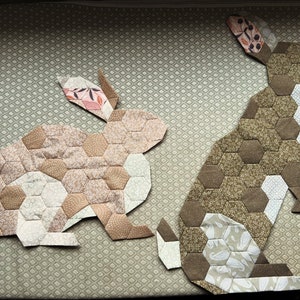 Spring Bunny EPP Patchwork Pattern PDF Digital Download - Etsy