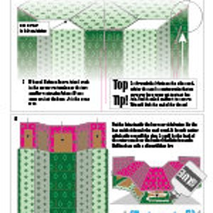 Hexie Flower Box Pattern - PDF Download Svg Included. A4 and US Letter ...