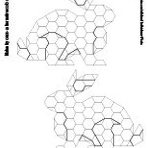 Spring Bunny EPP Patchwork Pattern PDF - Digital Download - Etsy