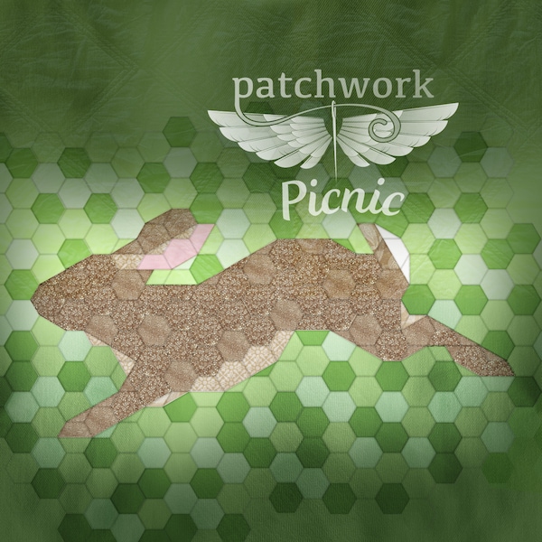 Spring Bunny EPP Patchwork Pattern PDF Digital Download - Etsy