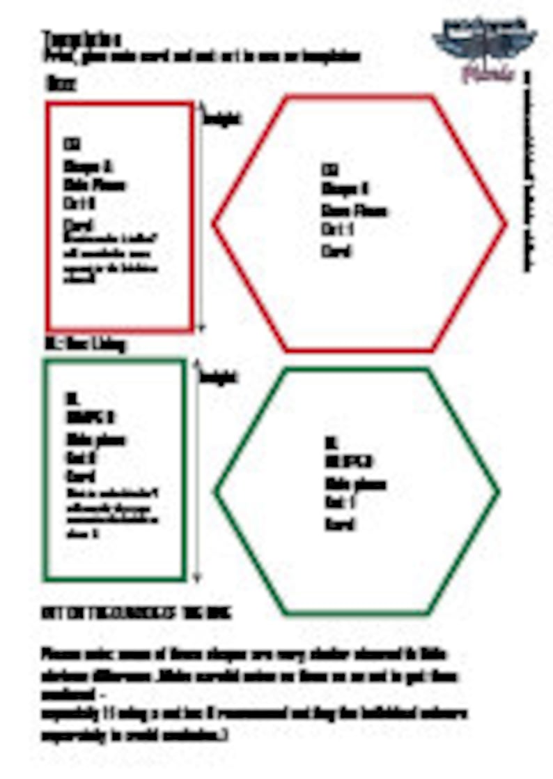 Hexagon Charm Gift Box Patterns Smaller Box PDF Download Svg Included ...