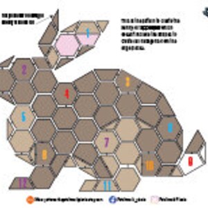 Spring Bunny EPP Patchwork Pattern PDF - Digital Download - Etsy