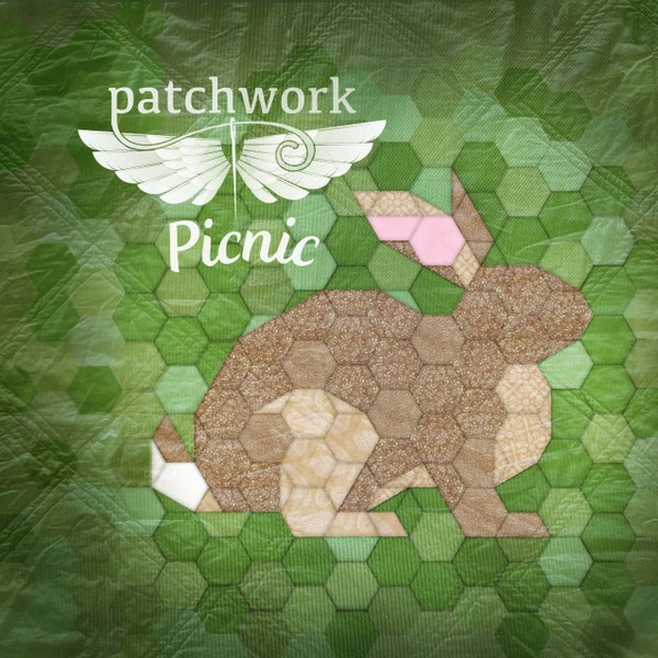 Patchwork Bunny - Etsy