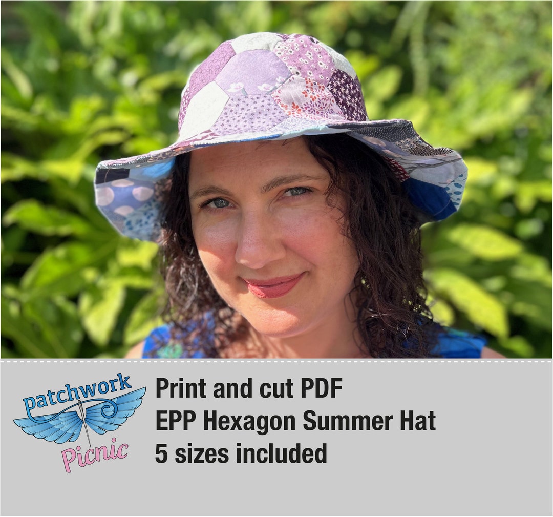 EPP Reversible Hexagon Hat - PDF Download Both A4 and US Letter Size - Etsy